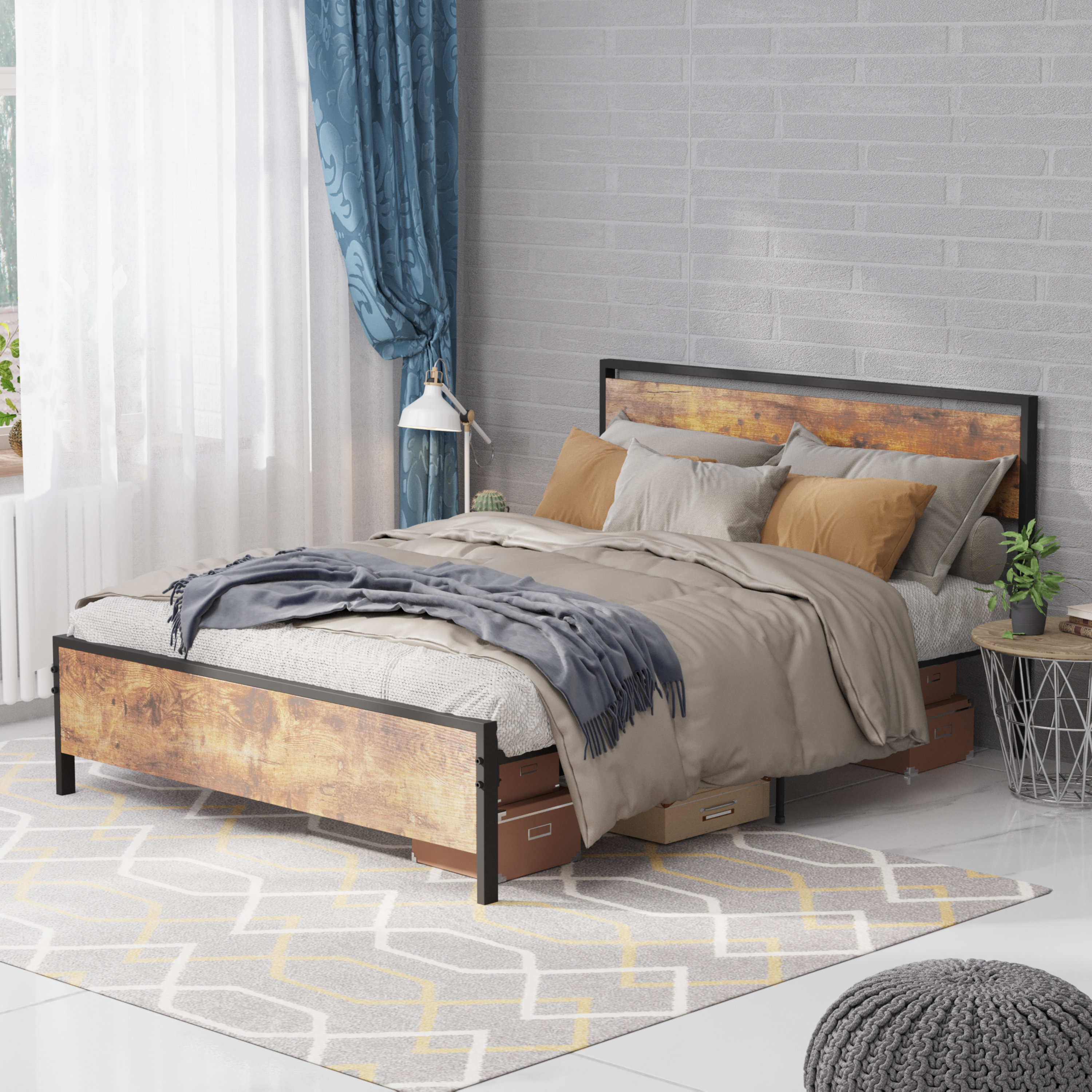 17 Stories Platform Bed Wayfair